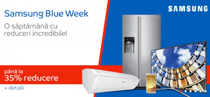 eMAG Samsung Blue Week - Reduceri de pana la 35%