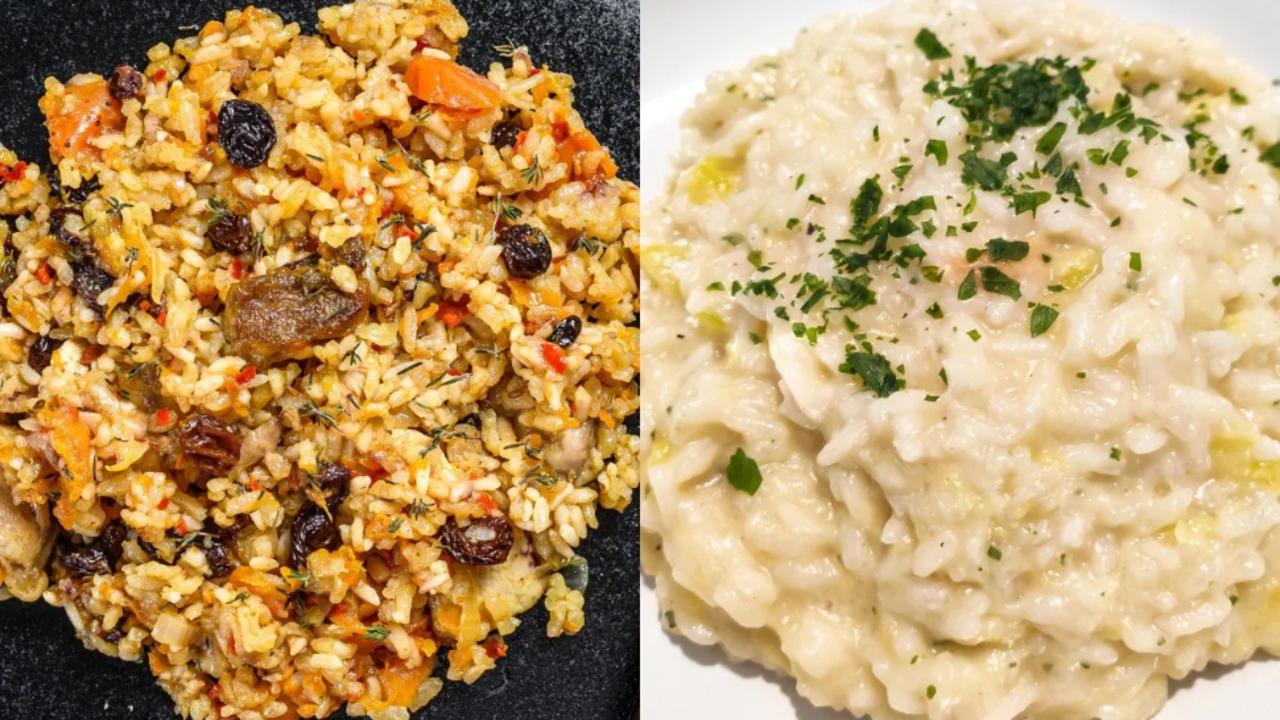Care este diferența dintre pilaf de orez și risotto