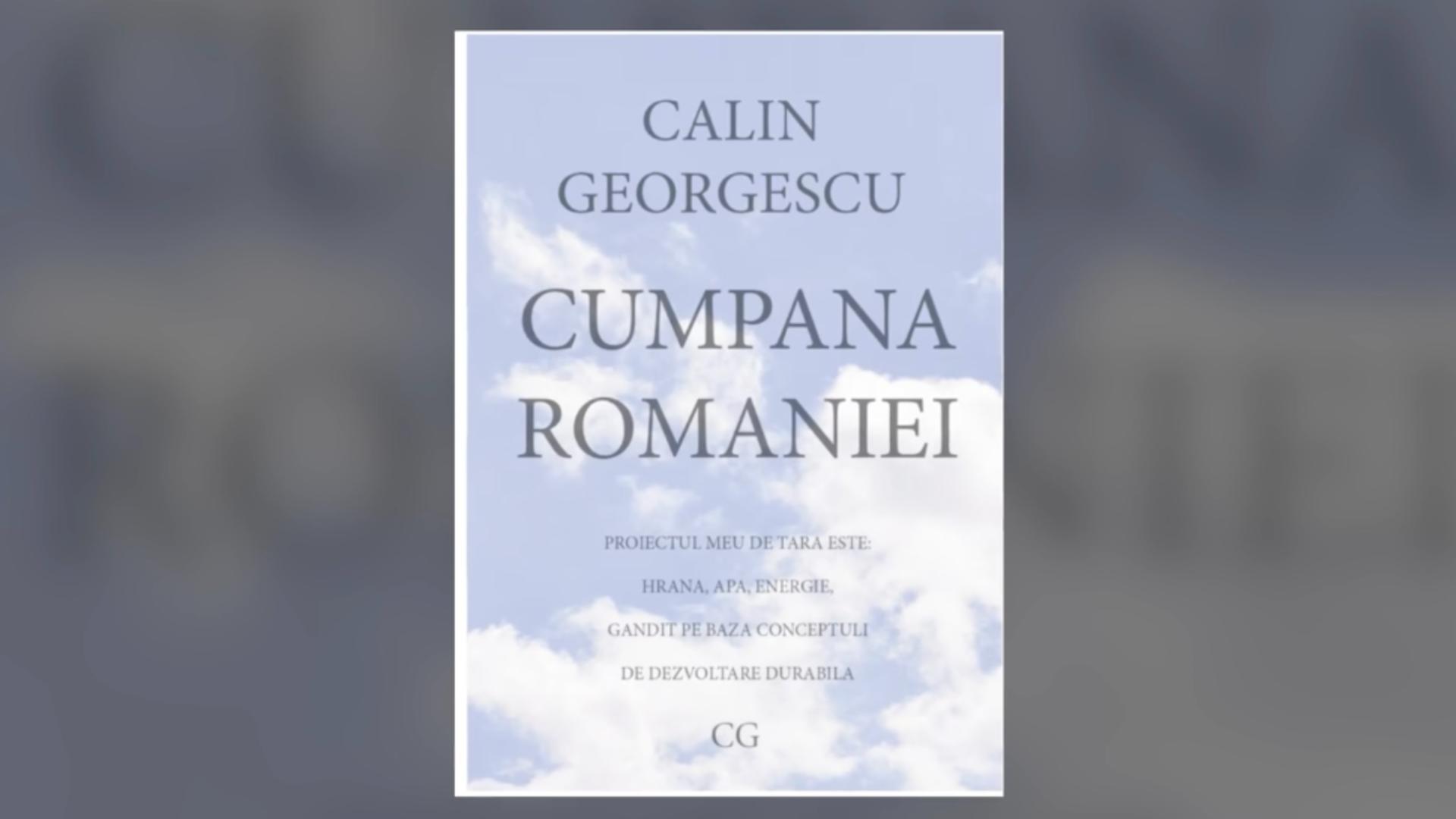 Călin Georgescu, apel public în legătură cu o carte falsă care se vinde online: volumul NU îi ...